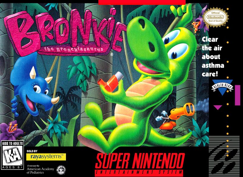 Bronkie the Bronchiasaurus - FamiWiki